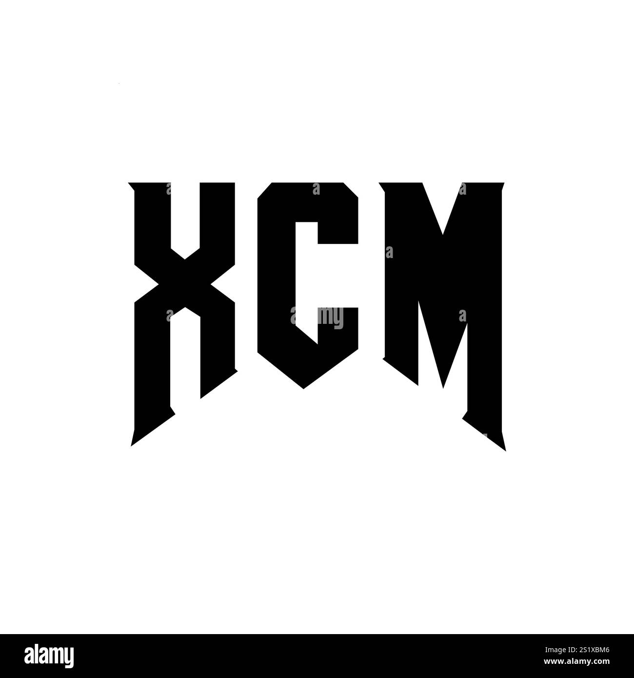 XCM letter logo design for technology company. XCM logo design black ...
