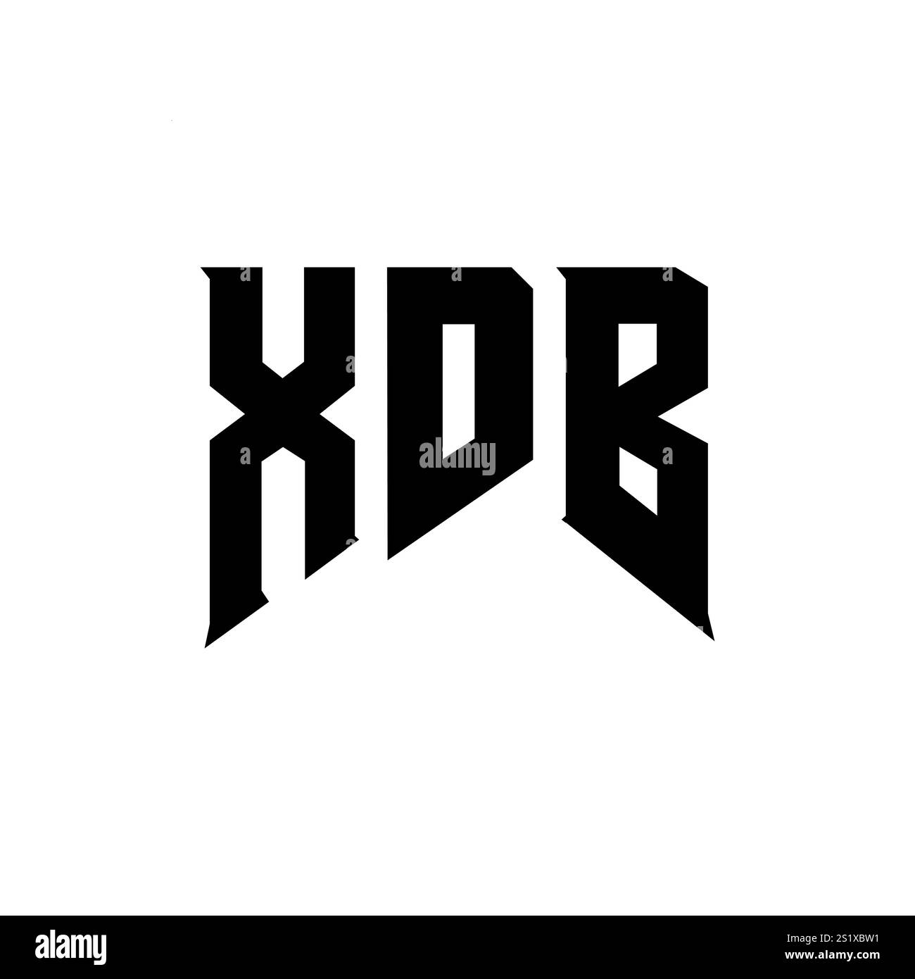 XDB letter logo design for technology company. XDB logo design black ...