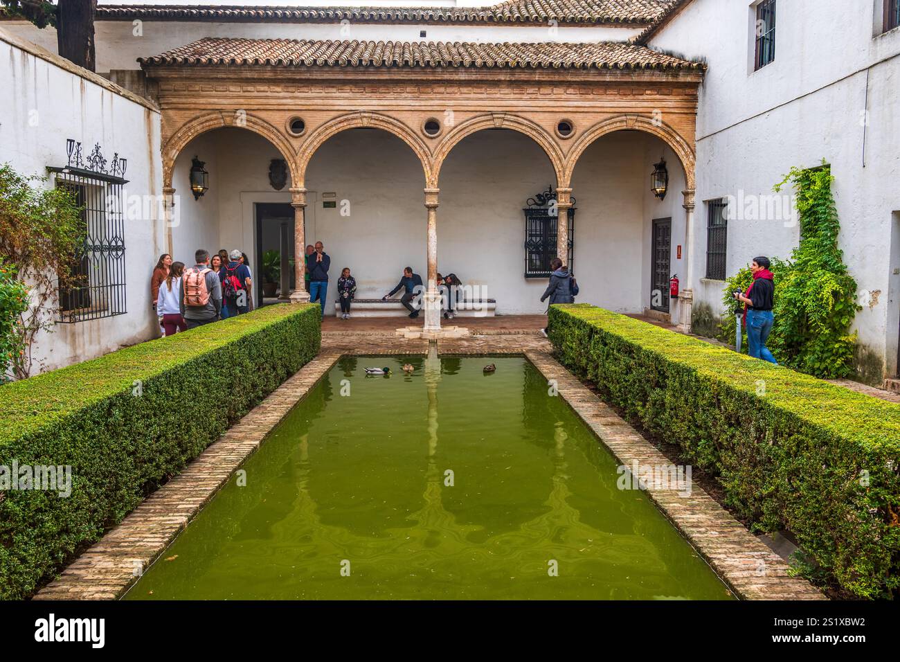 Patio de los Levies - Levies Courtyard in Royal Alcazar of Seville ...