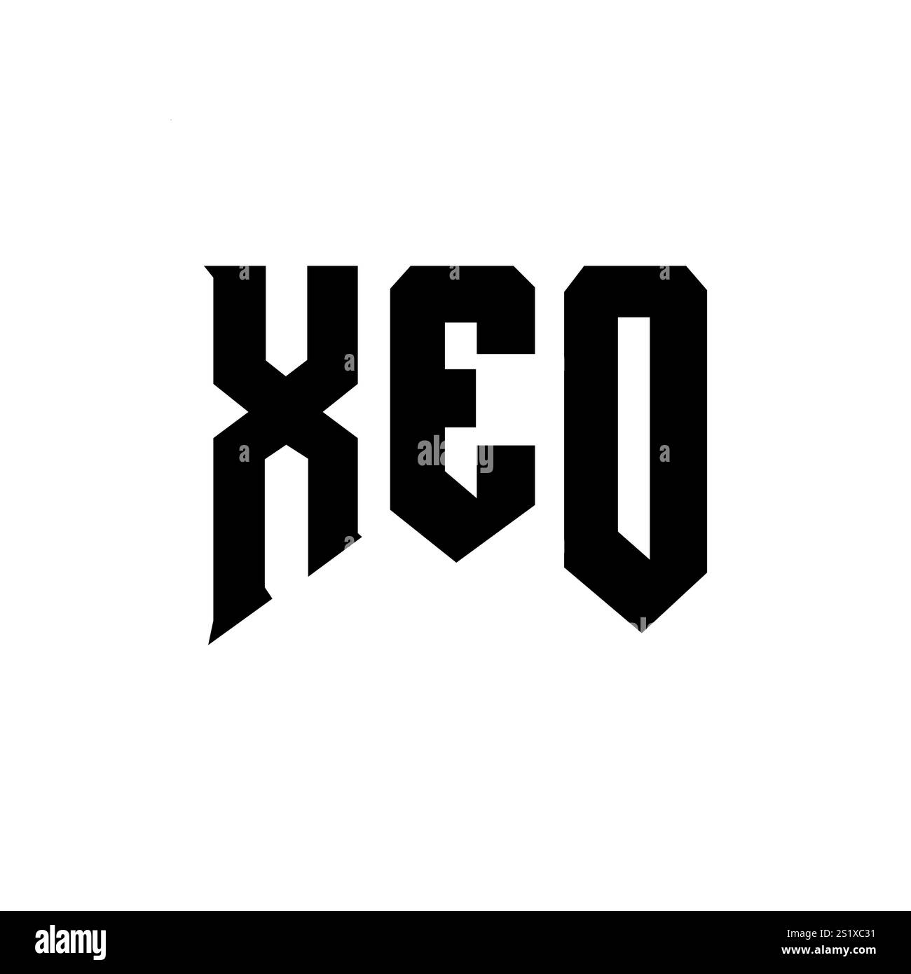 Xeo logo design hi-res stock photography and images - Alamy