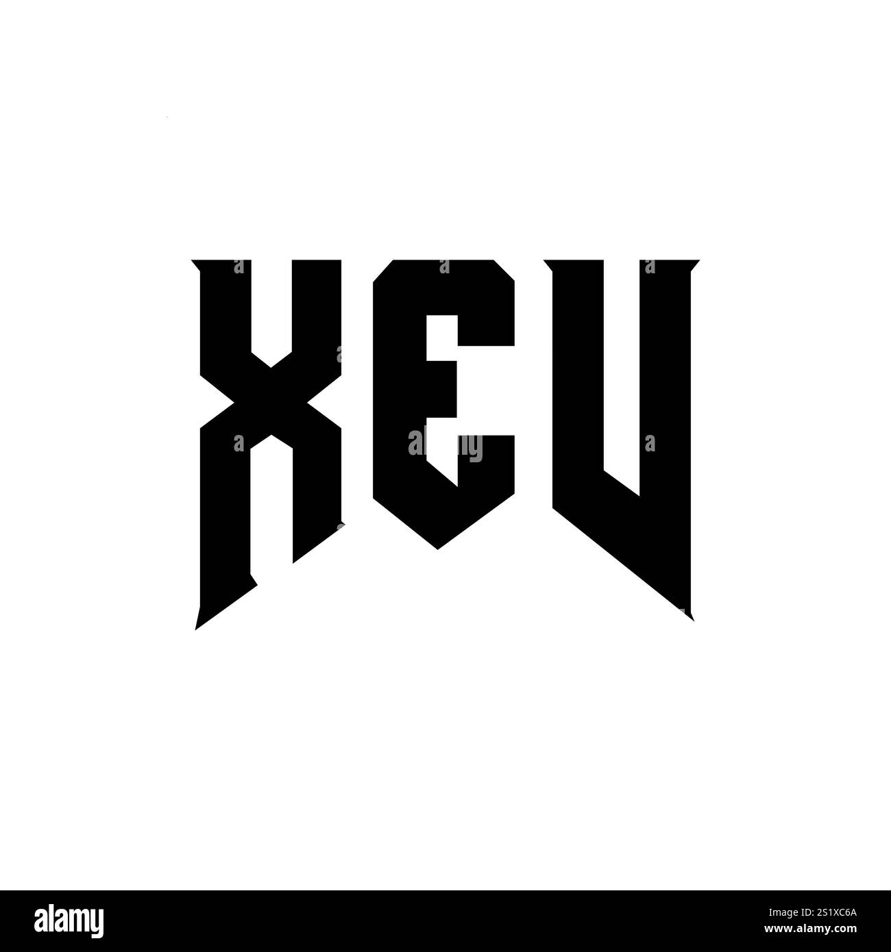 XEV letter logo design for technology company. XEV logo design black ...