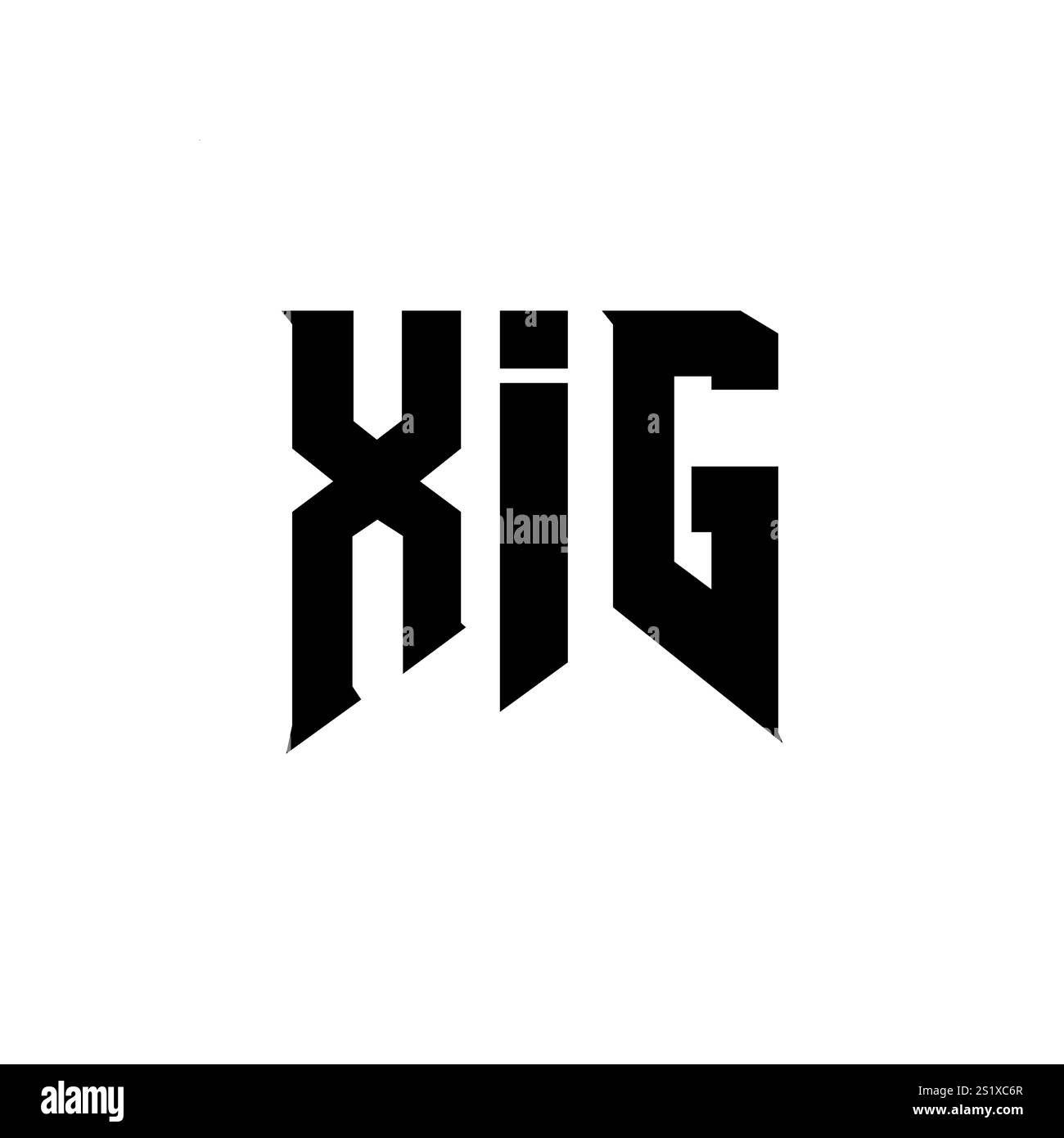 Xig logo design hi-res stock photography and images - Alamy