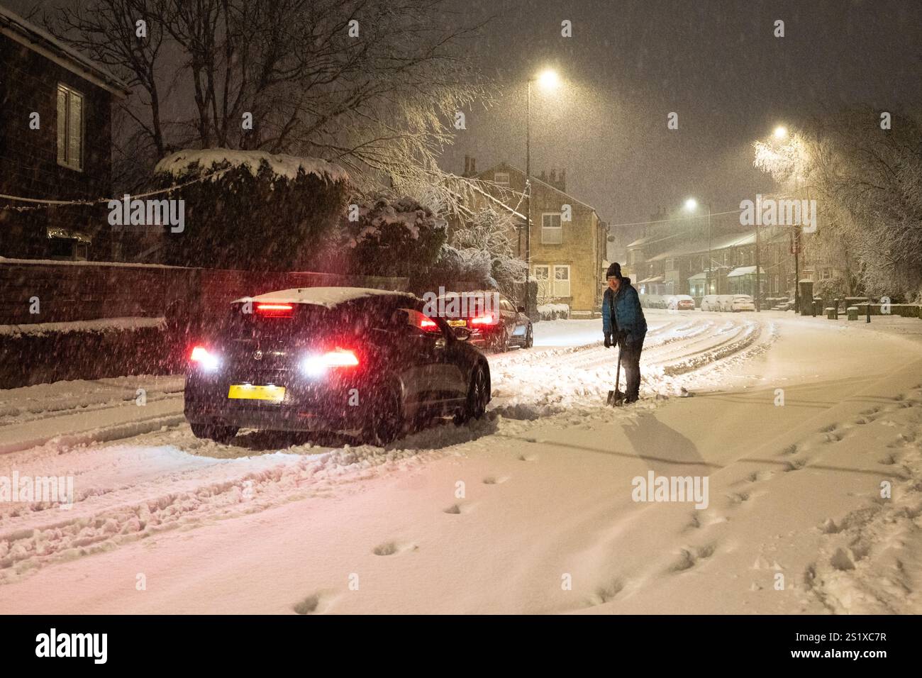 Burley in Wharfedale, Ilkley, West Yorkshire, England: 5 January 2025 ...