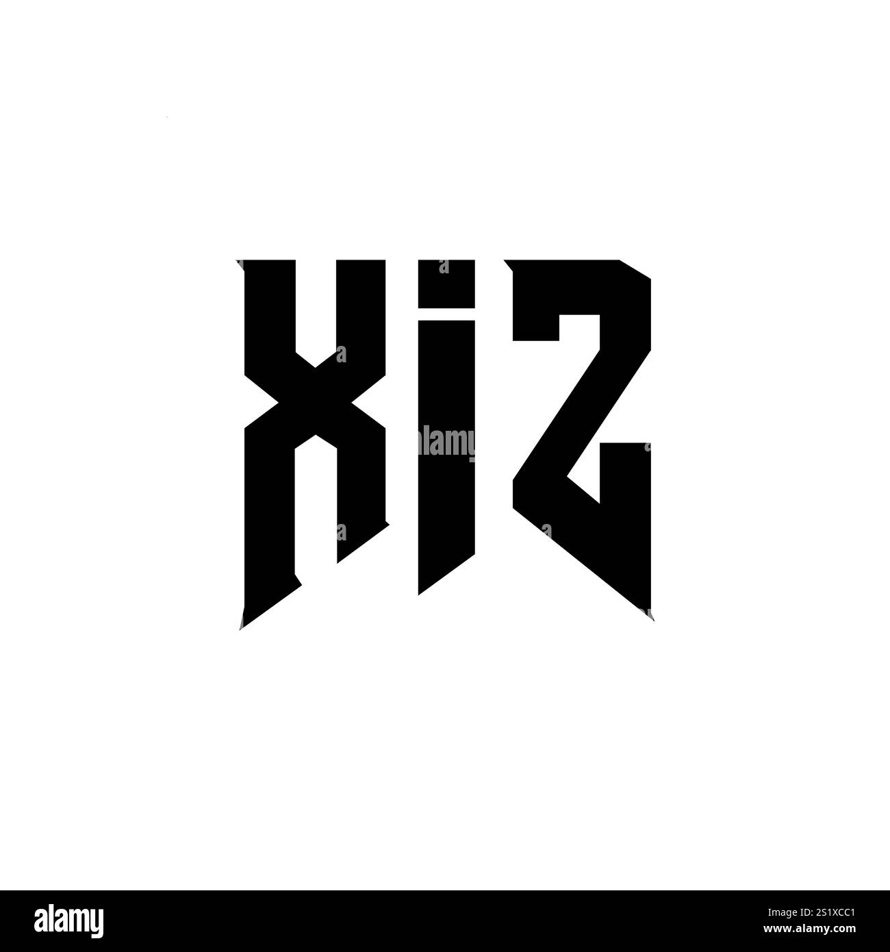 Xiz logo design hi-res stock photography and images - Alamy