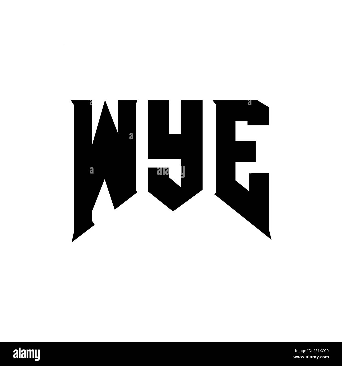 WYE letter logo design for technology company. WYE logo design black ...