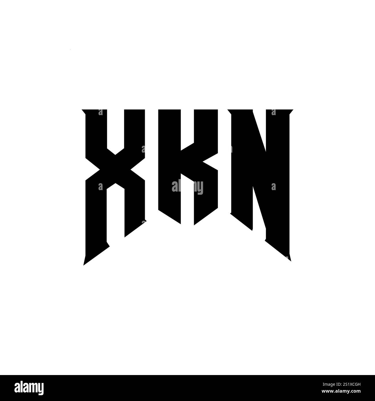 Xkn logo design hi-res stock photography and images - Alamy