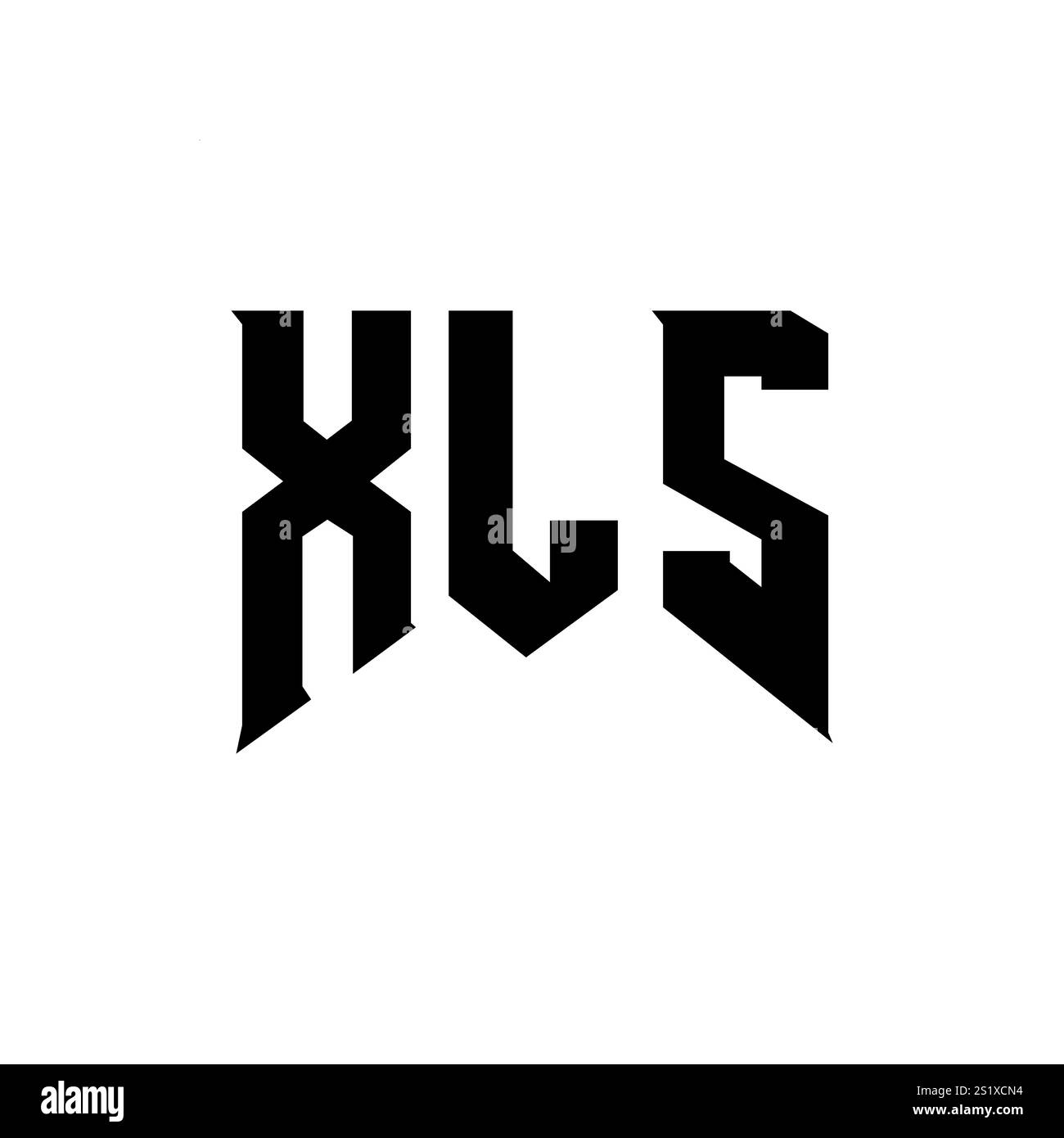 XLS letter logo design for technology company. XLS logo design black ...
