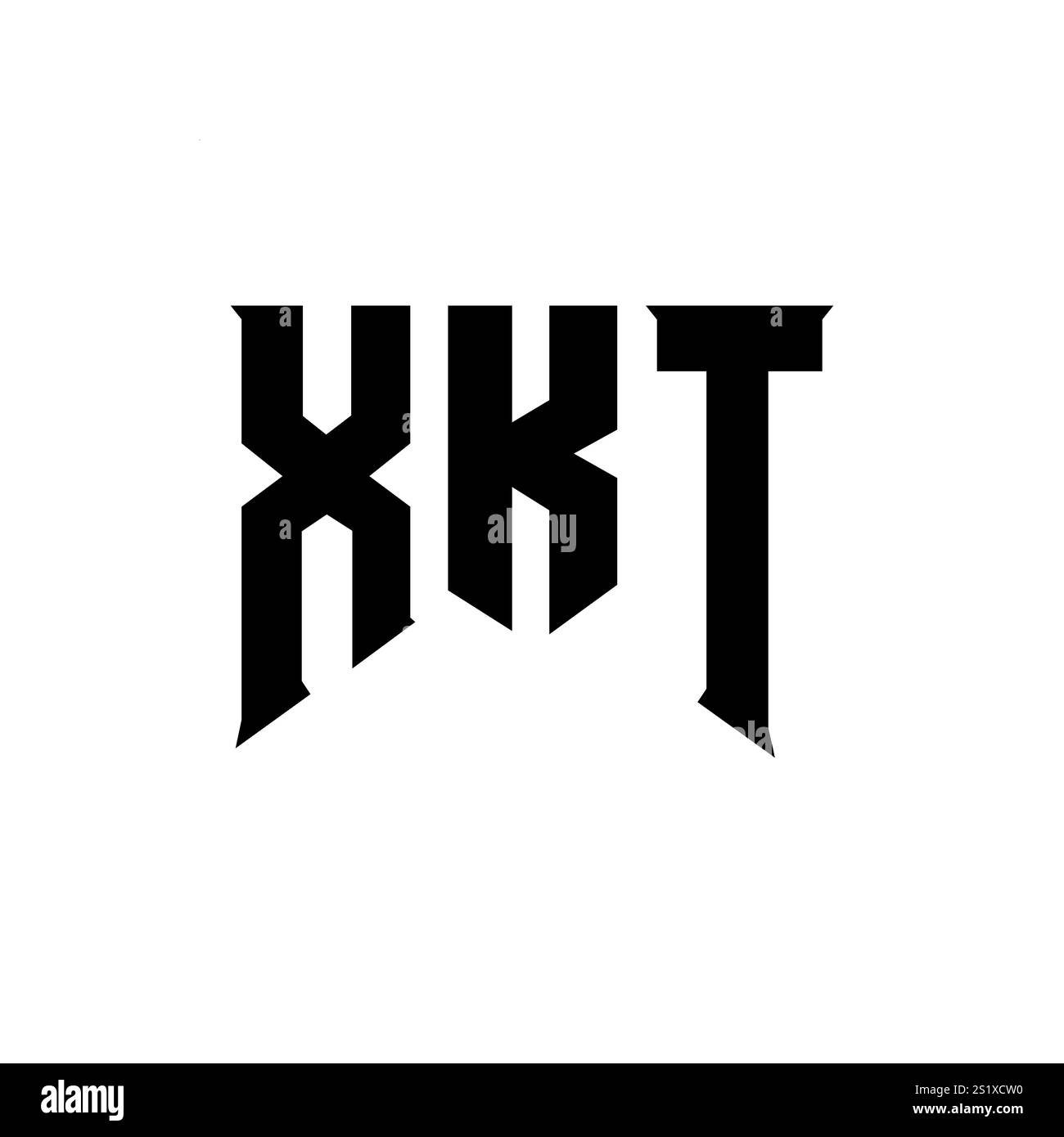 Xkt logo design hi-res stock photography and images - Alamy