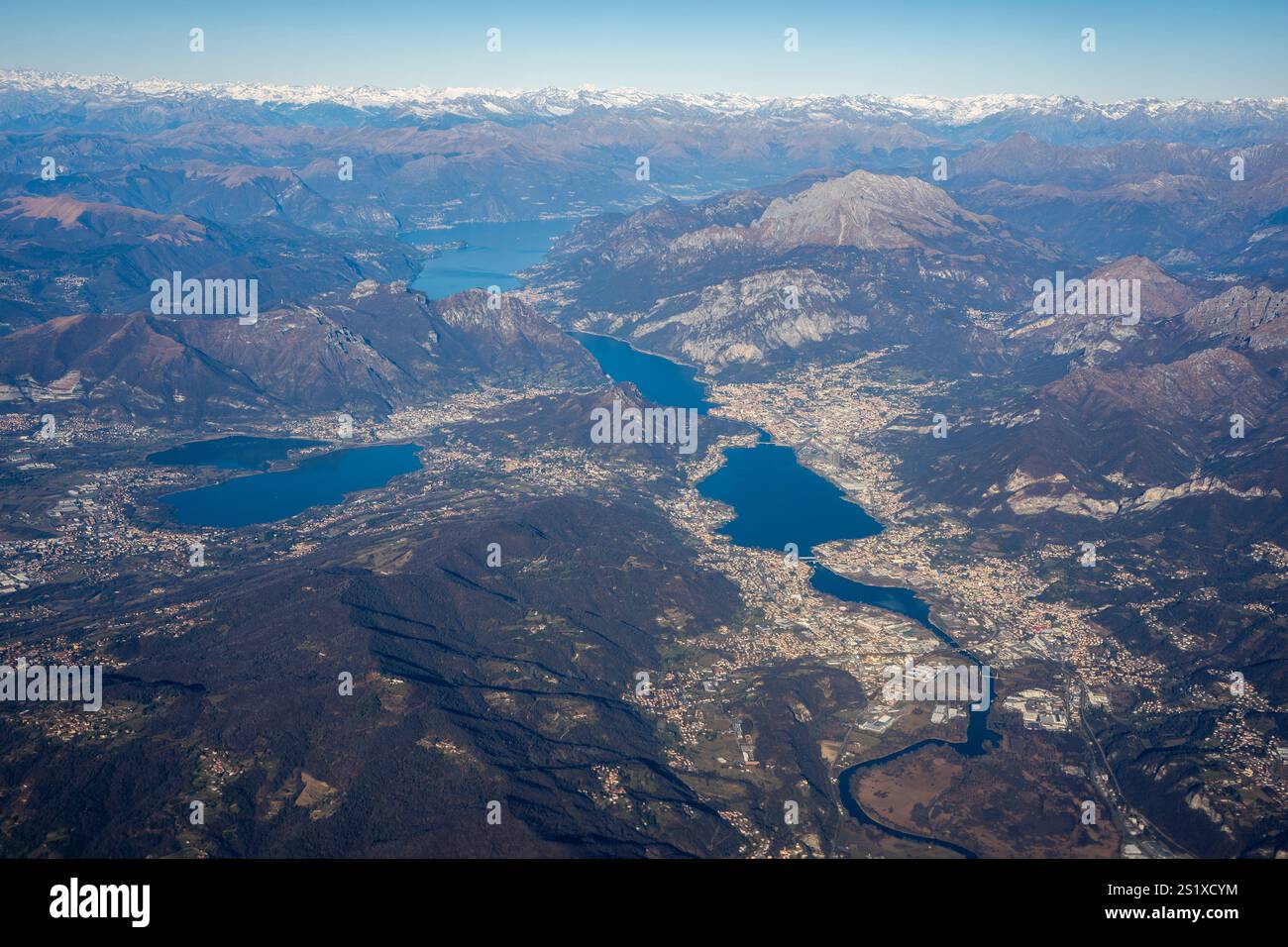 Lake maggiore island aerial bella hi-res stock photography and images ...