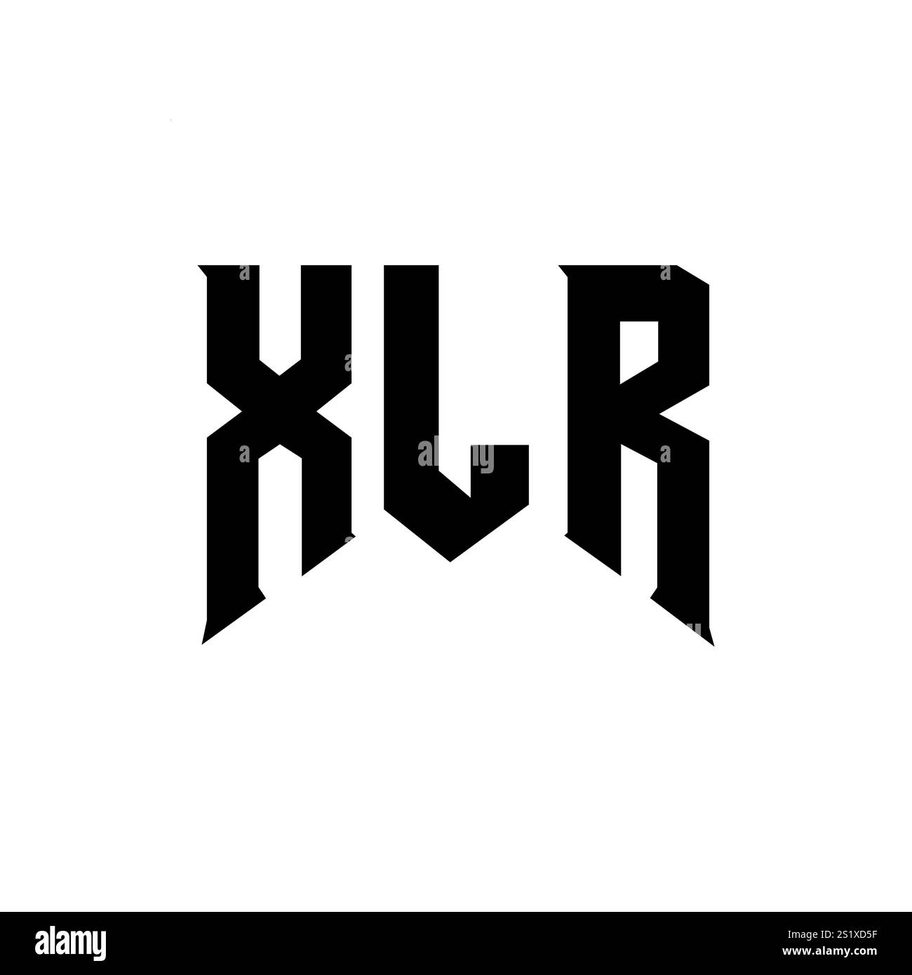Xlr logo design hi-res stock photography and images - Alamy
