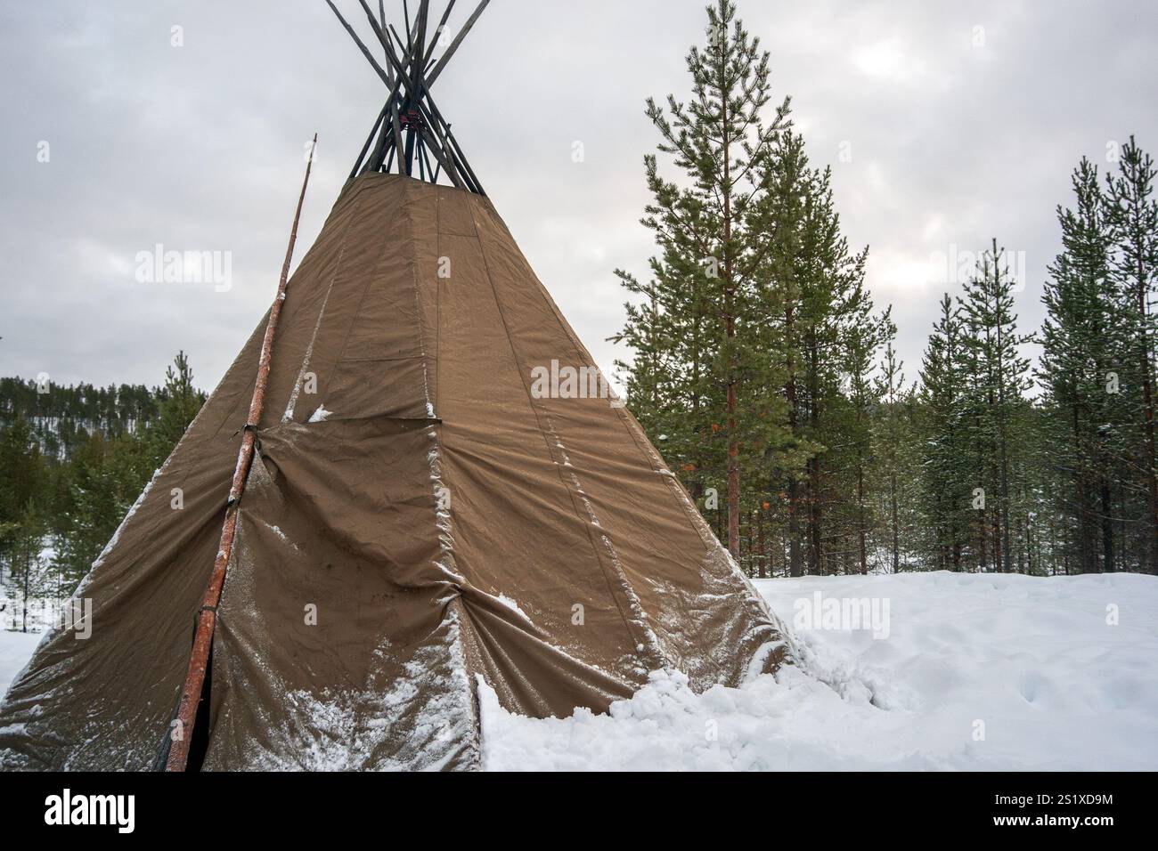 Traditional tent sami people in hi-res stock photography and images - Alamy