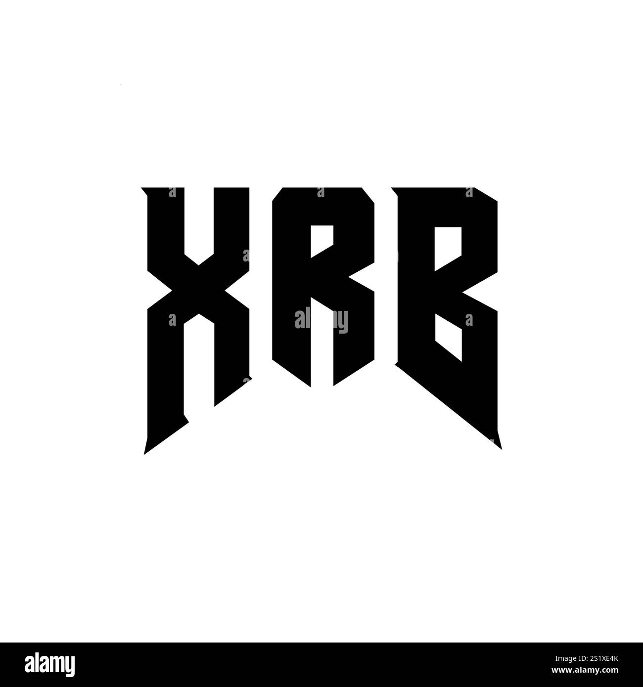 XRB letter logo design for technology company. XRB logo design black ...