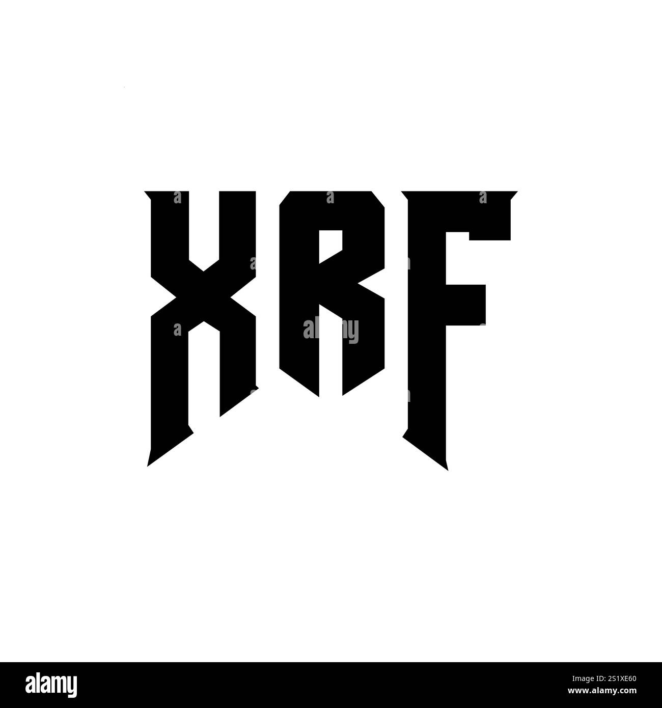 XRF letter logo design for technology company. XRF logo design black ...