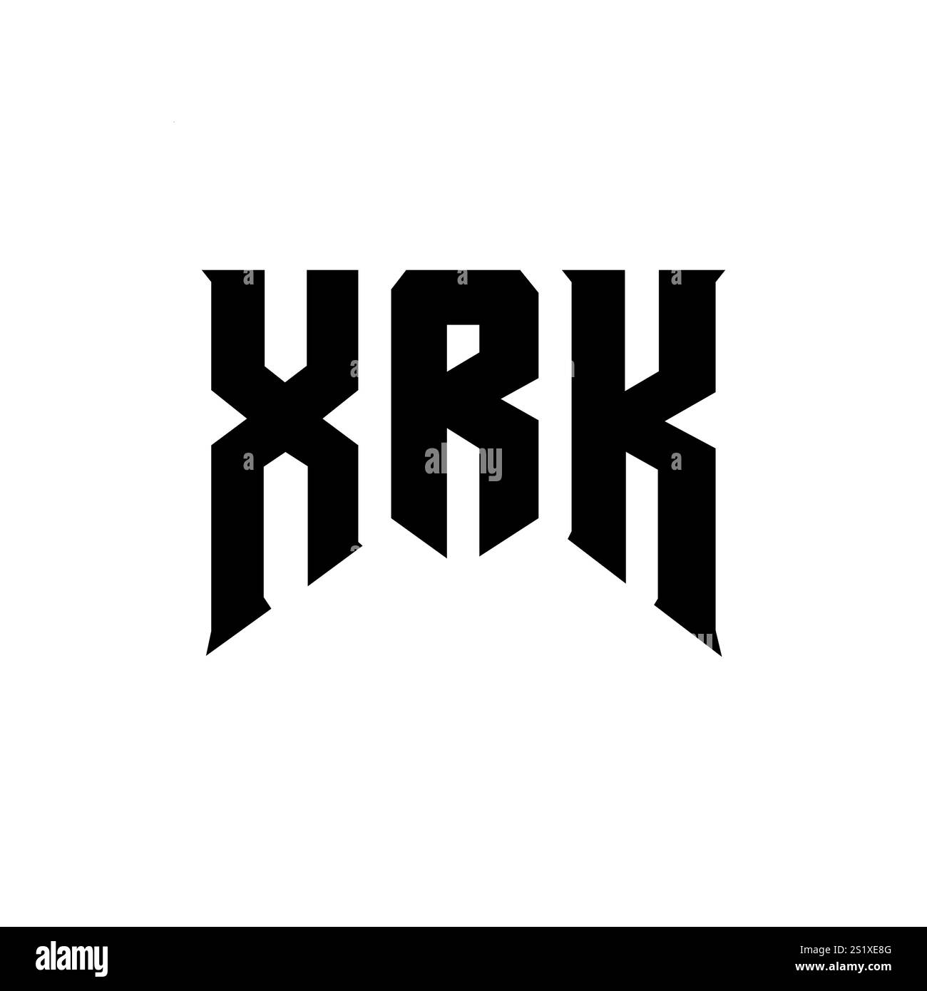 Xrk logo design hi-res stock photography and images - Alamy