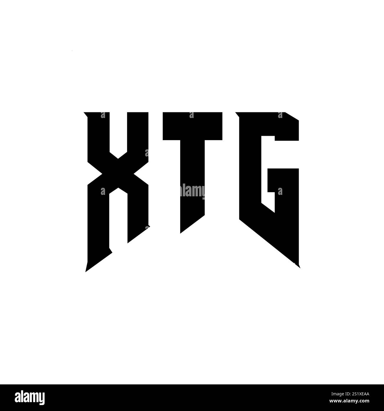 XTG letter logo design for technology company. XTG logo design black ...