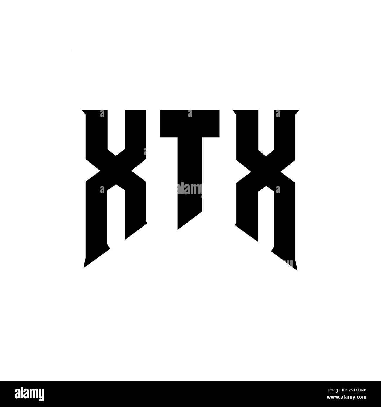 XTX letter logo design for technology company. XTX logo design black ...