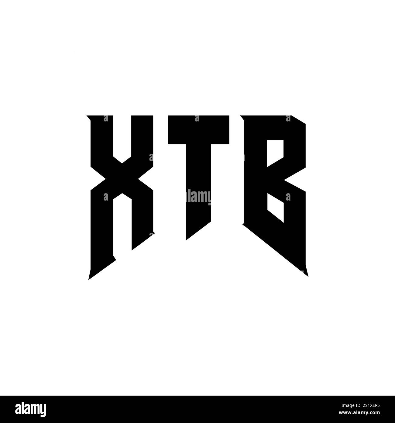 XTB letter logo design for technology company. XTB logo design black ...
