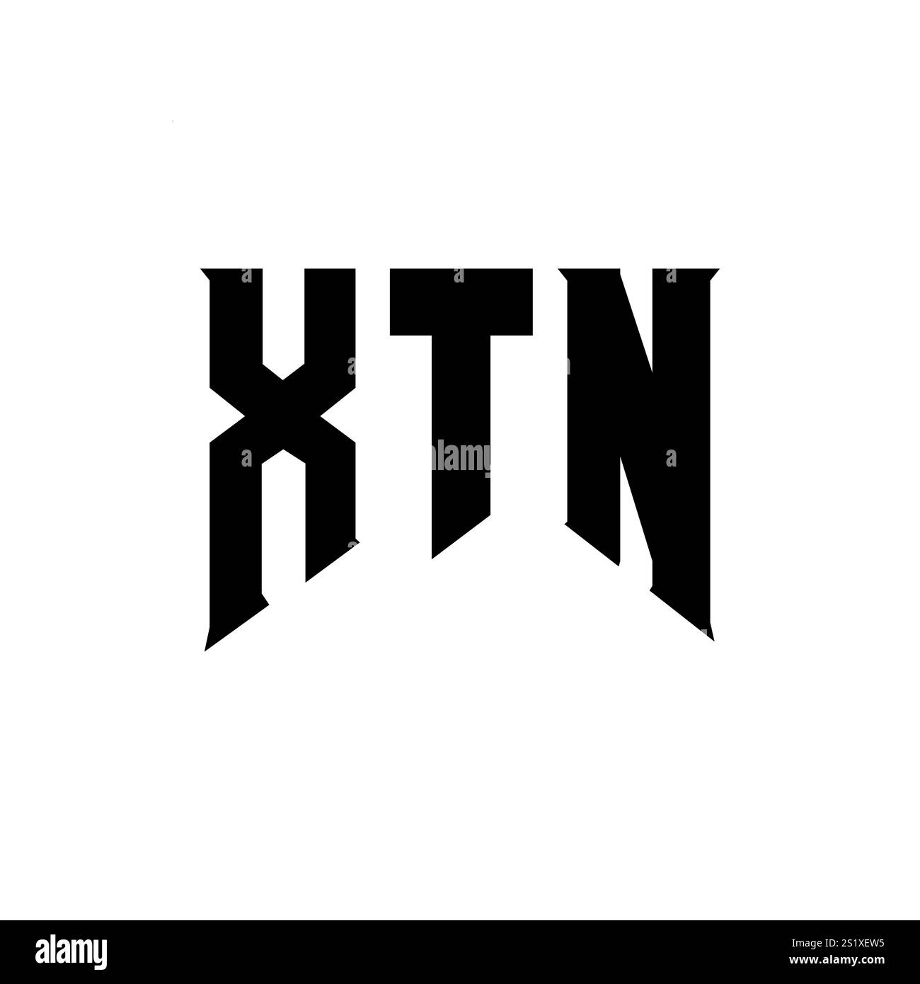 XTN letter logo design for technology company. XTN logo design black ...