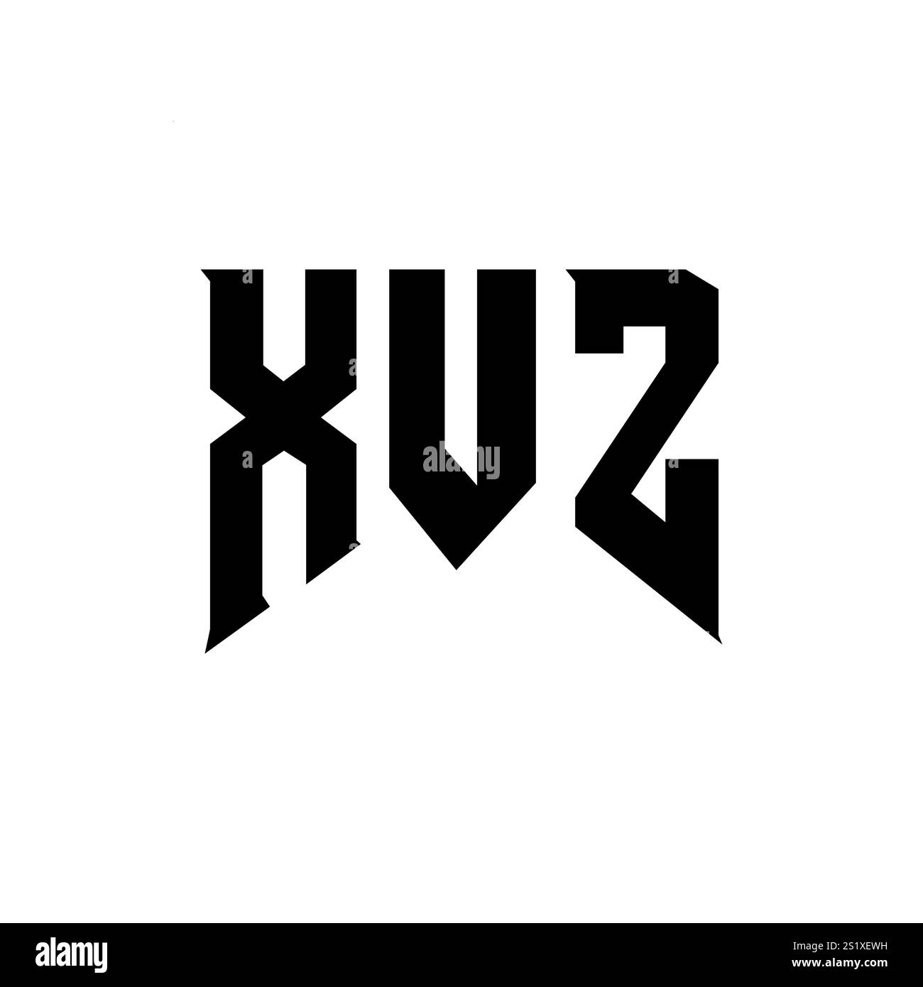 Xvz logo design hi-res stock photography and images - Alamy