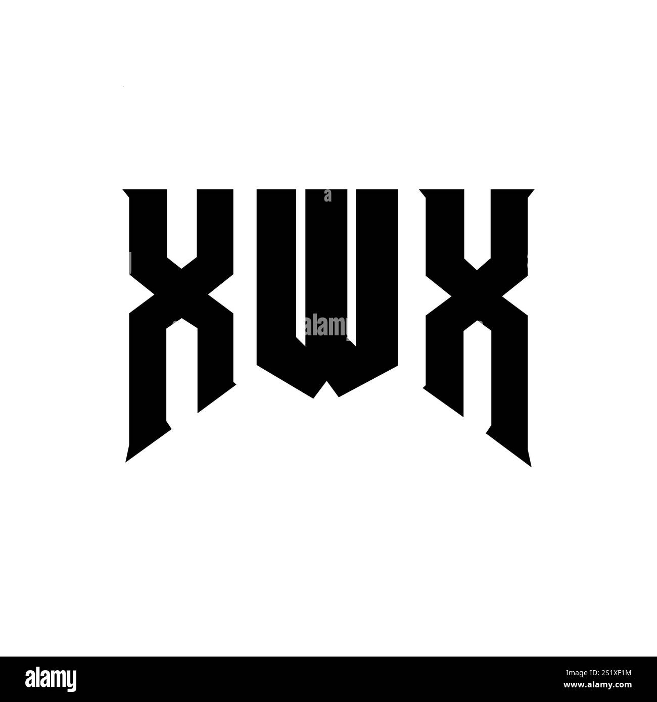 Xwx logo design hi-res stock photography and images - Alamy