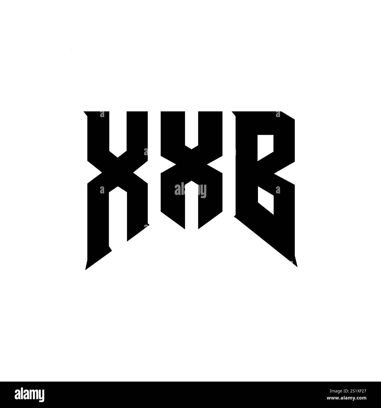 Xxb logo design Stock Vector Images - Alamy