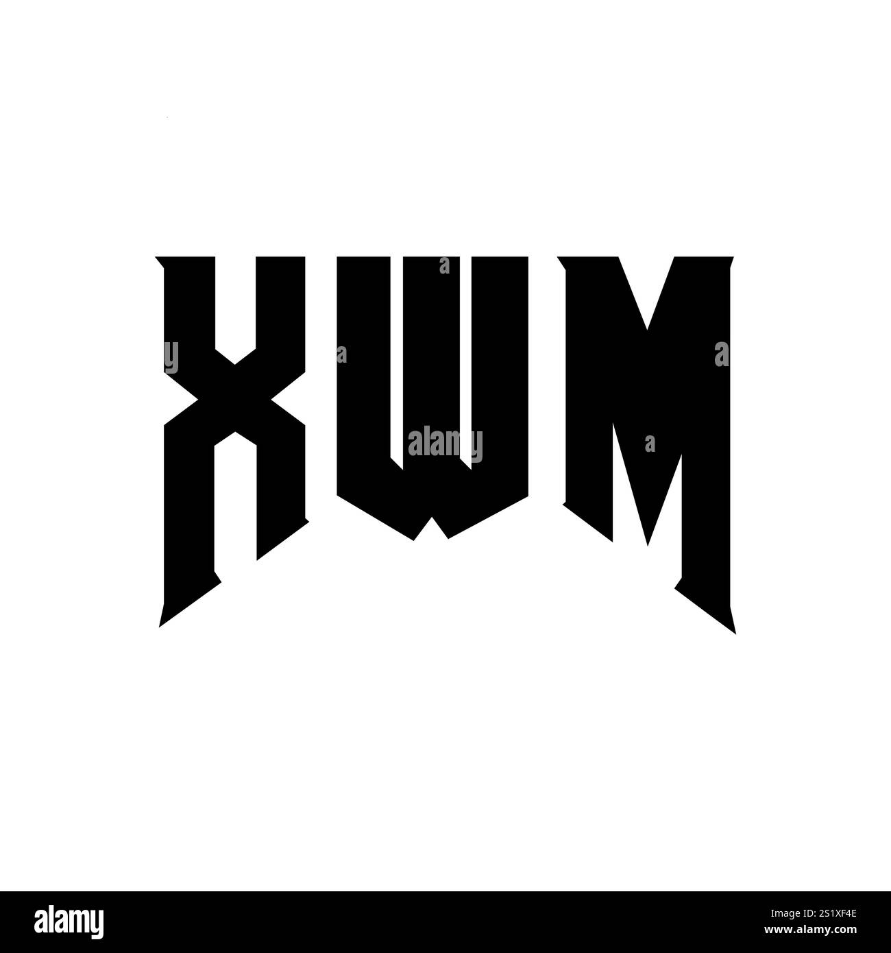 XWM letter logo design for technology company. XWM logo design black ...