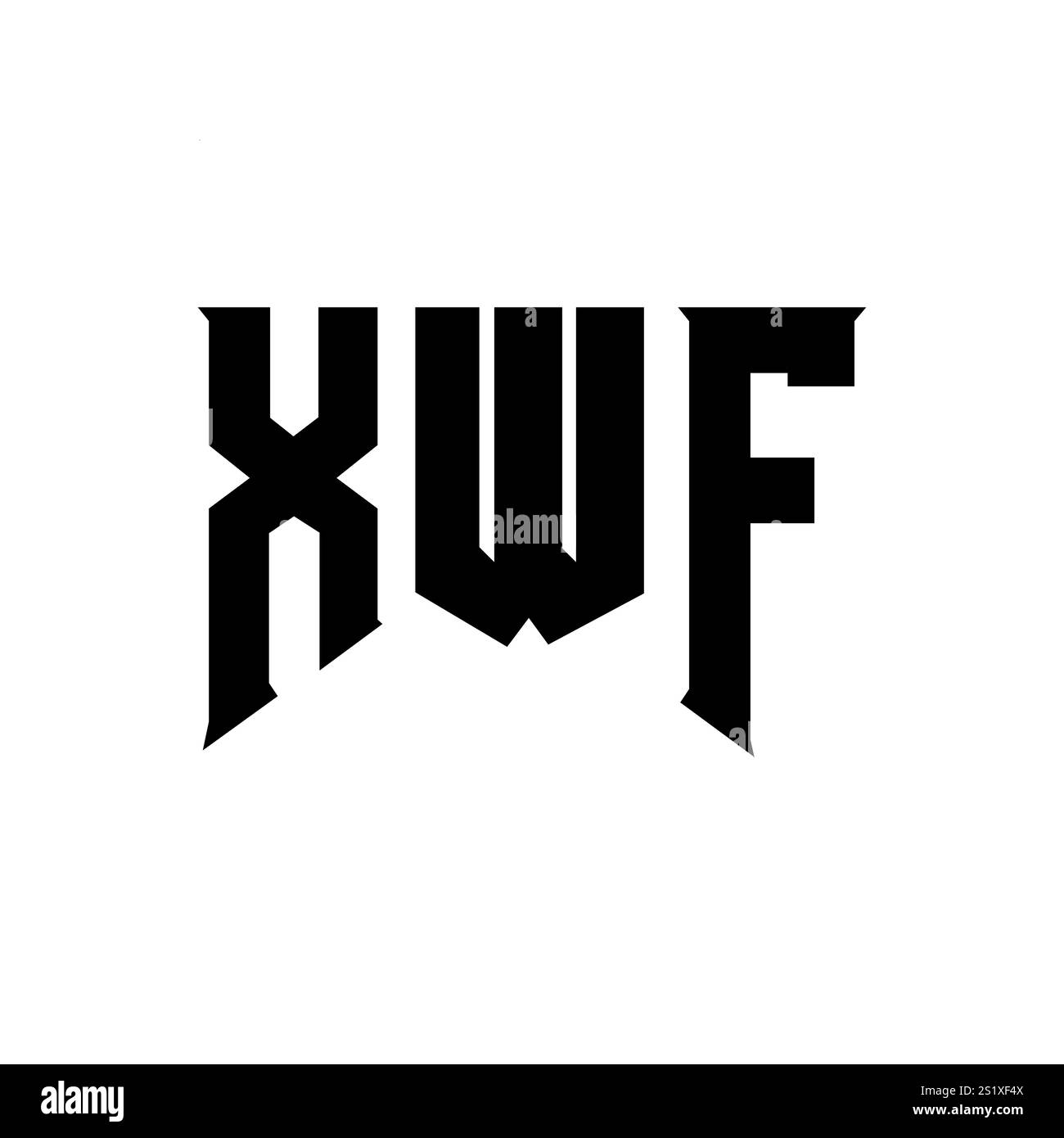 Xwf logo design Stock Vector Images - Alamy