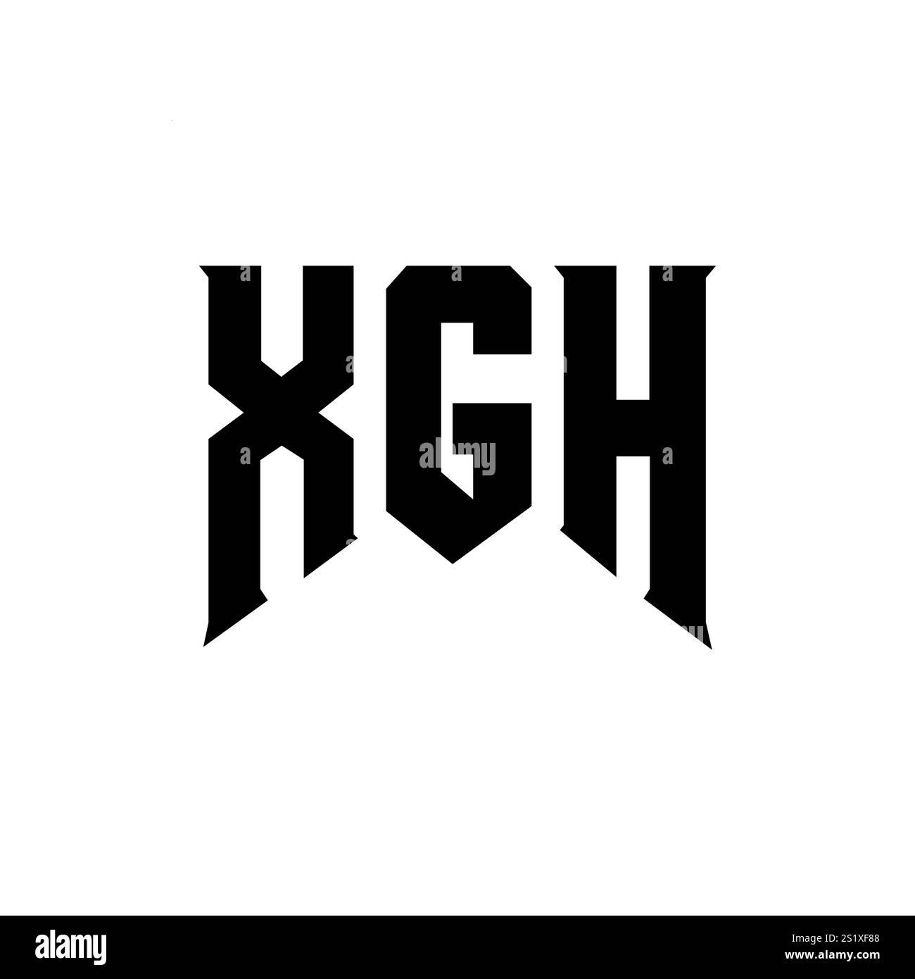 Xgh logo design hi-res stock photography and images - Alamy