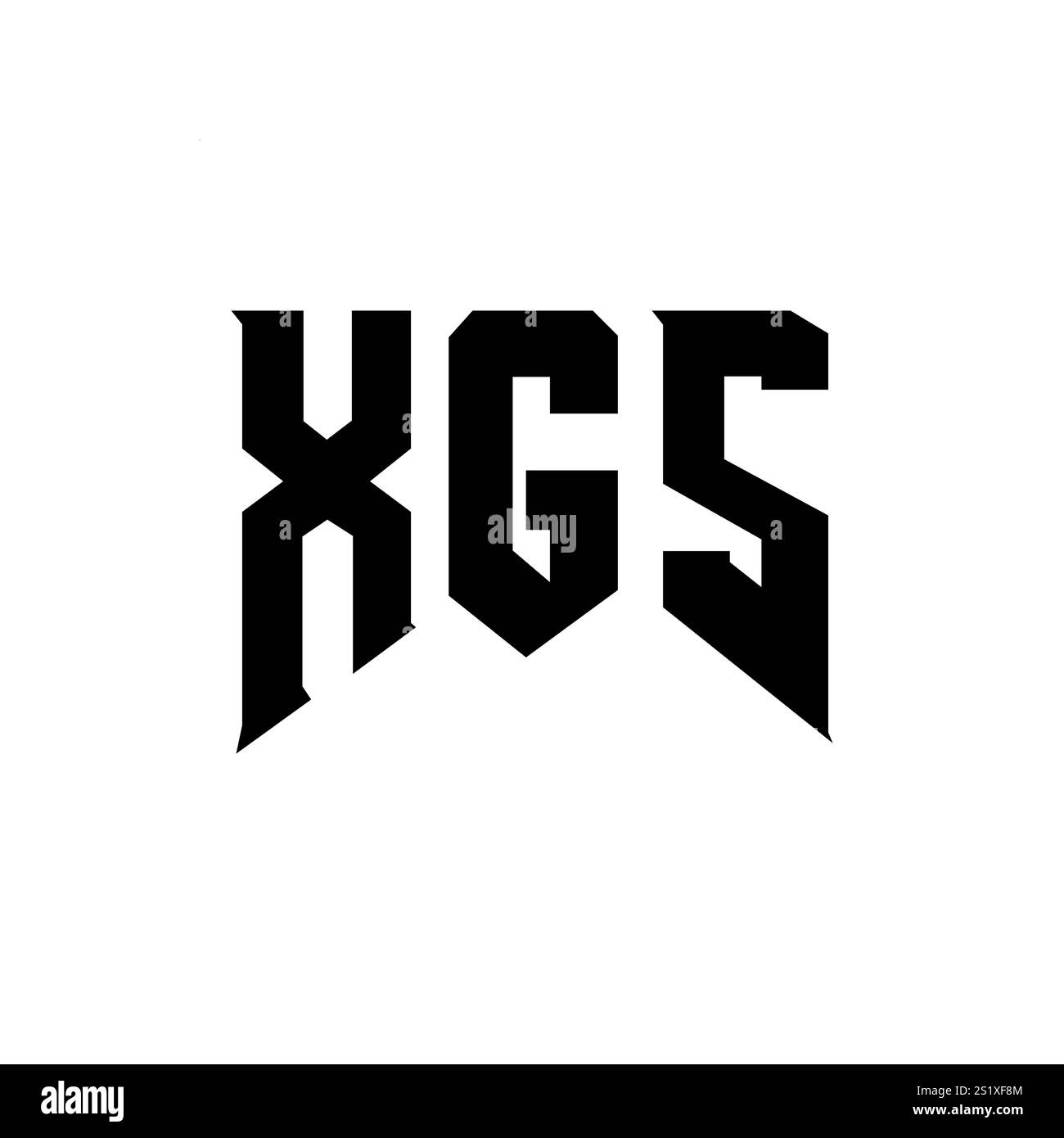 XGS letter logo design for technology company. XGS logo design black ...