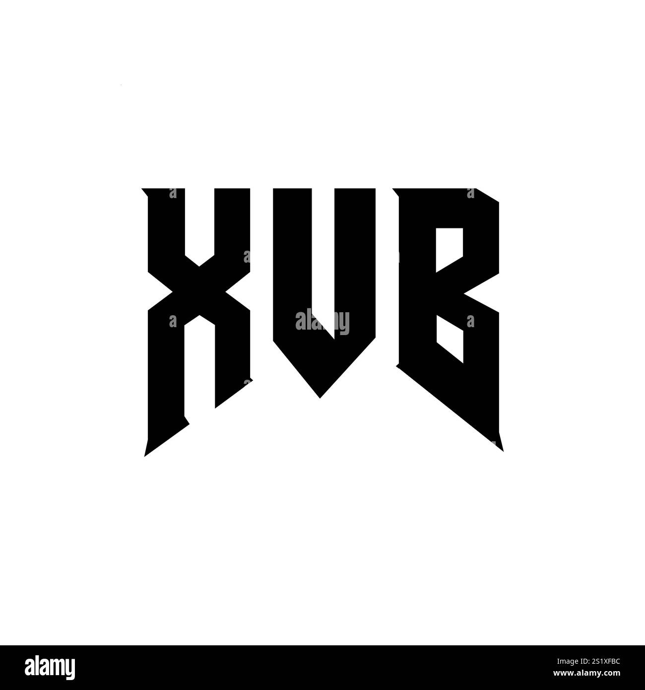 Xvb logo design hi-res stock photography and images - Alamy