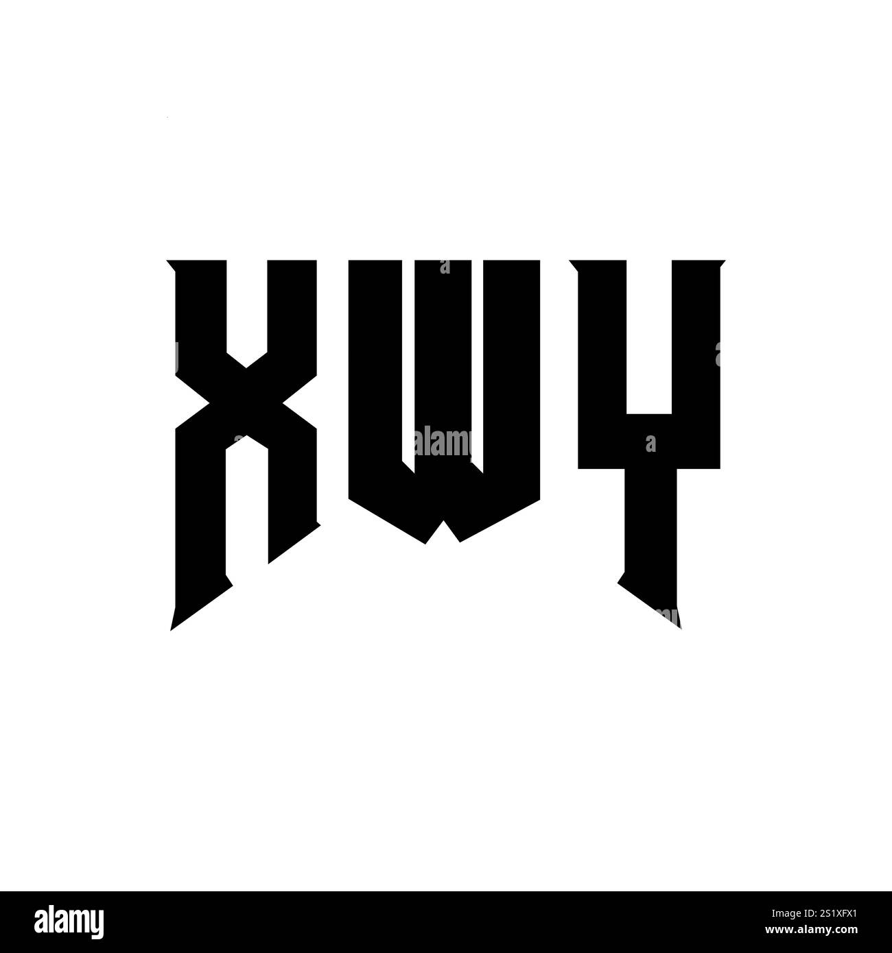 Xwy logo design hi-res stock photography and images - Alamy