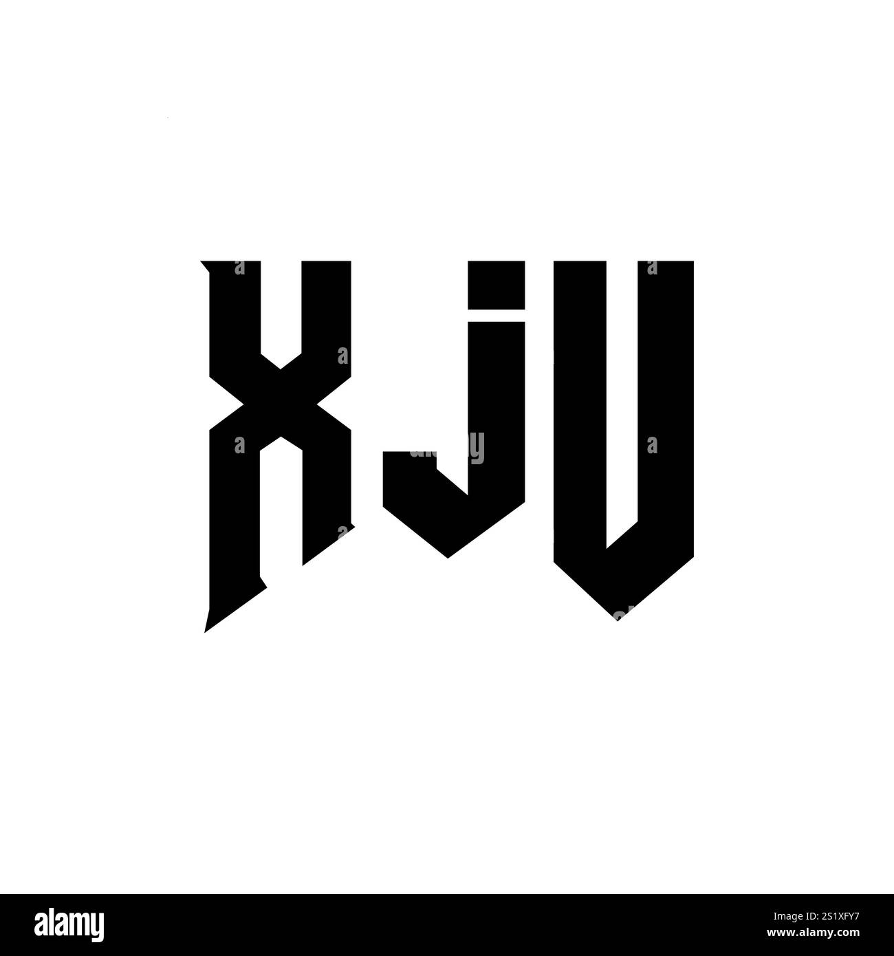 Xju logo design hi-res stock photography and images - Alamy