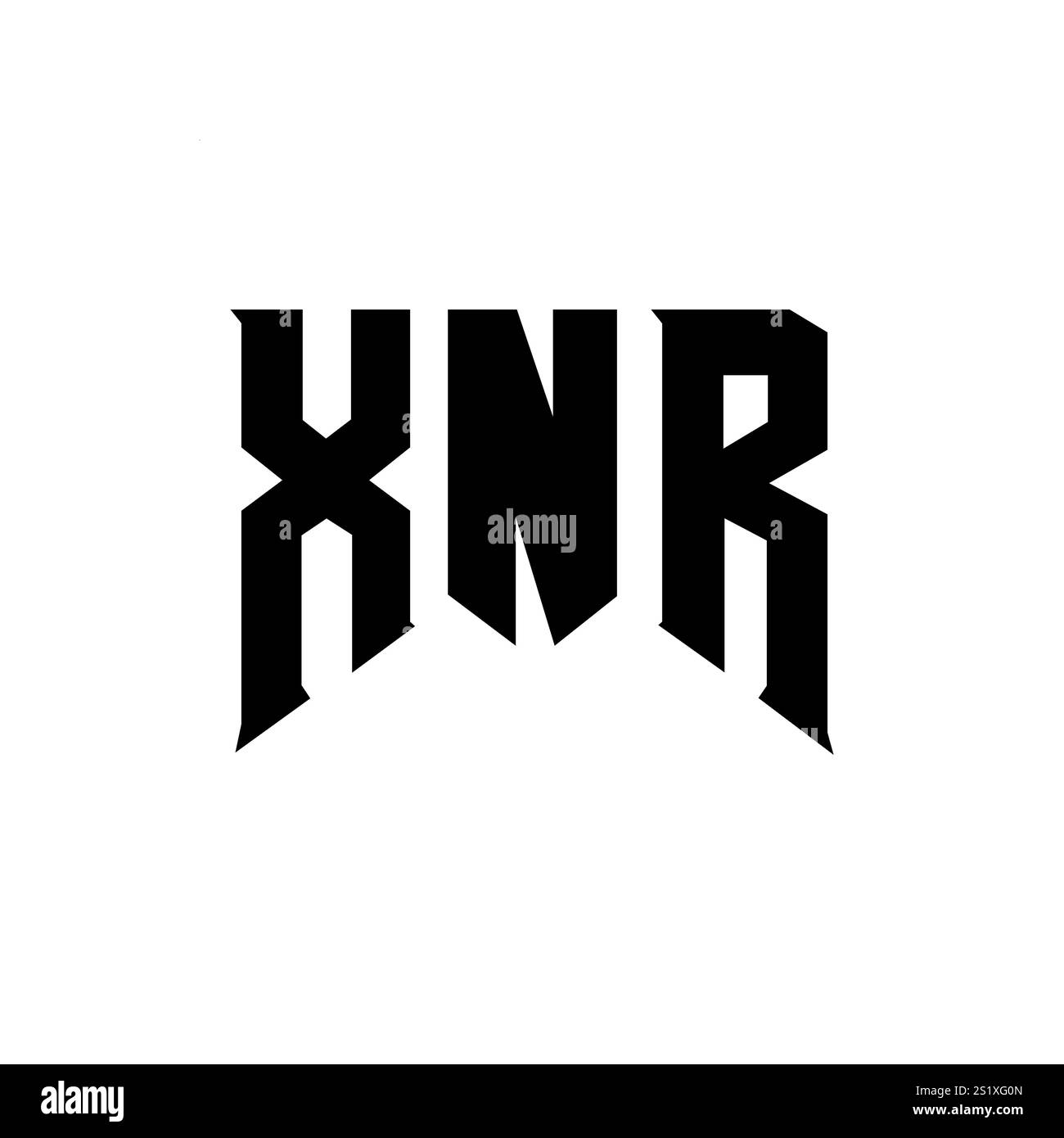 Xnr minimalist logo hi-res stock photography and images - Alamy