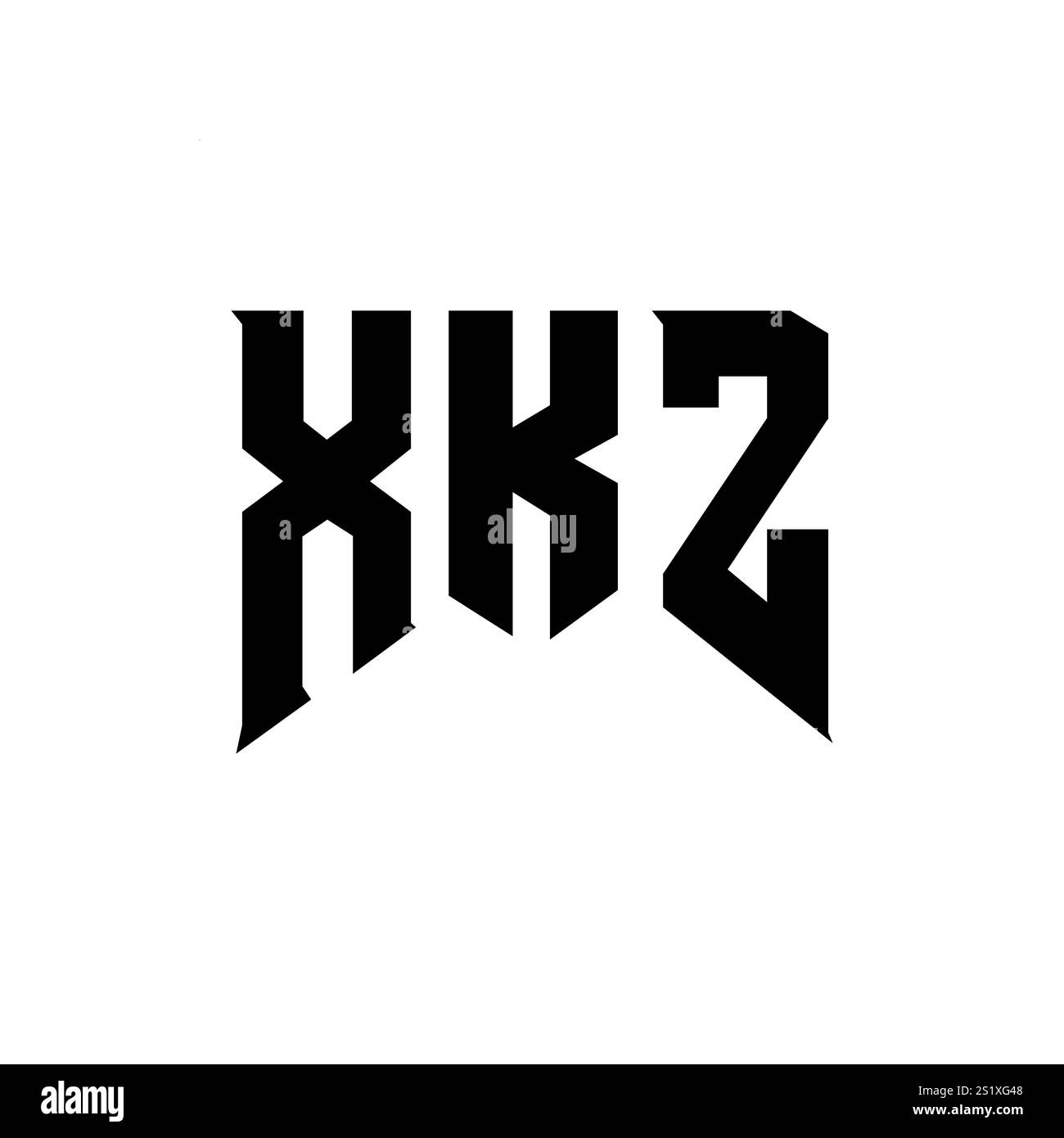 Xkz logo design hi-res stock photography and images - Alamy