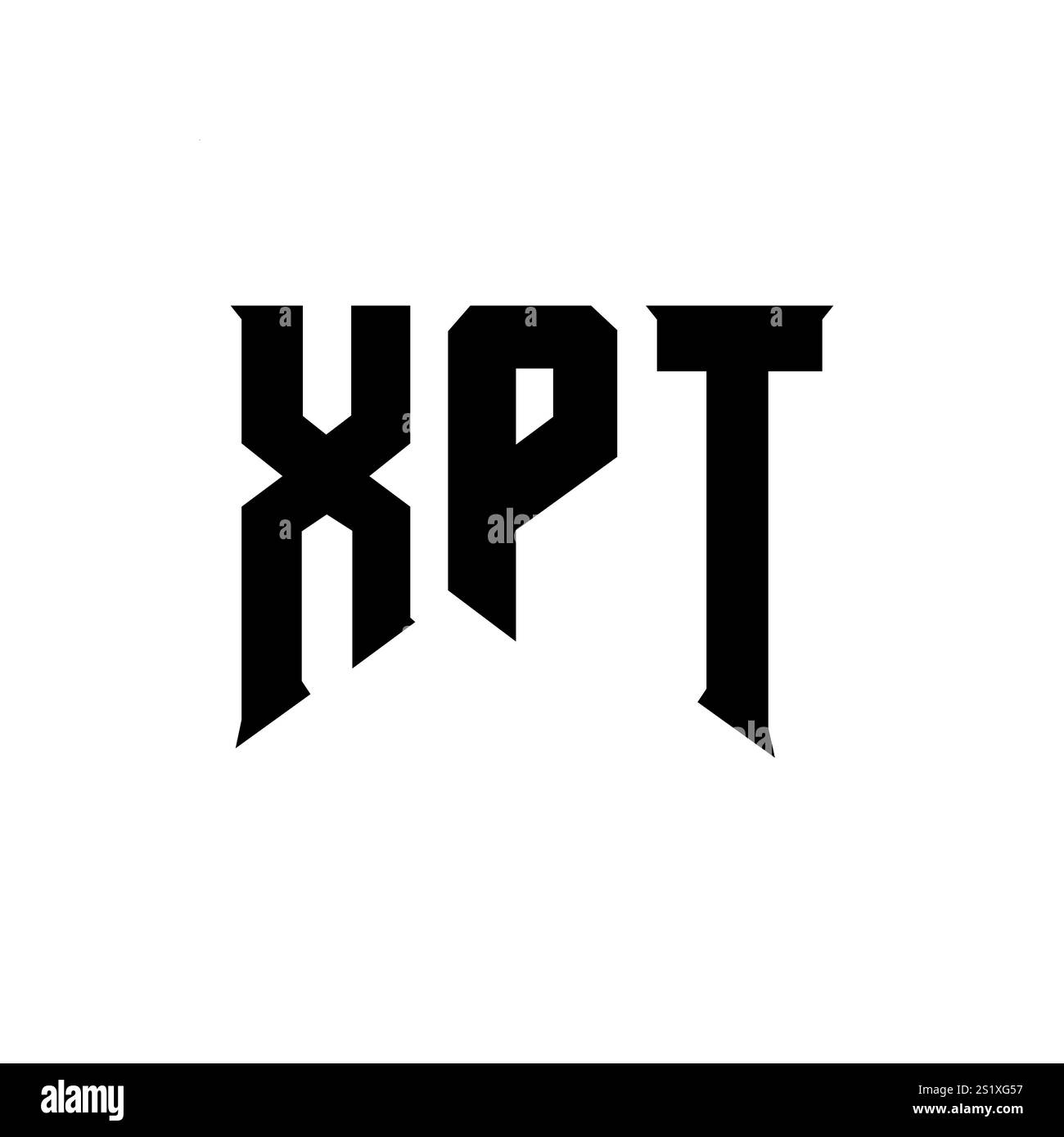 XPT letter logo design for technology company. XPT logo design black ...