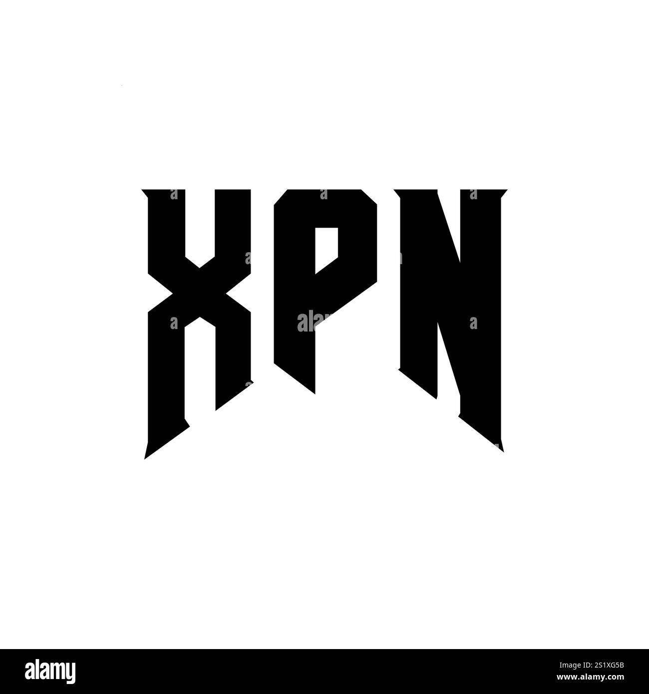 Xpn logo design hi-res stock photography and images - Alamy