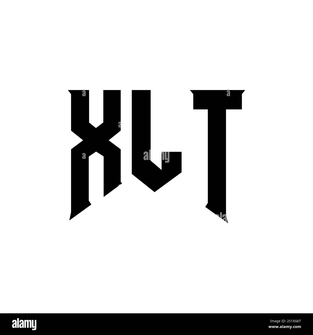 XLT letter logo design for technology company. XLT logo design black ...