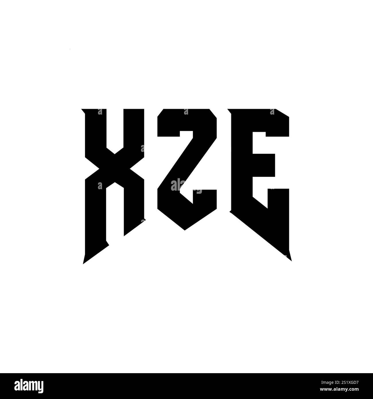 Xze logo design Cut Out Stock Images & Pictures - Alamy