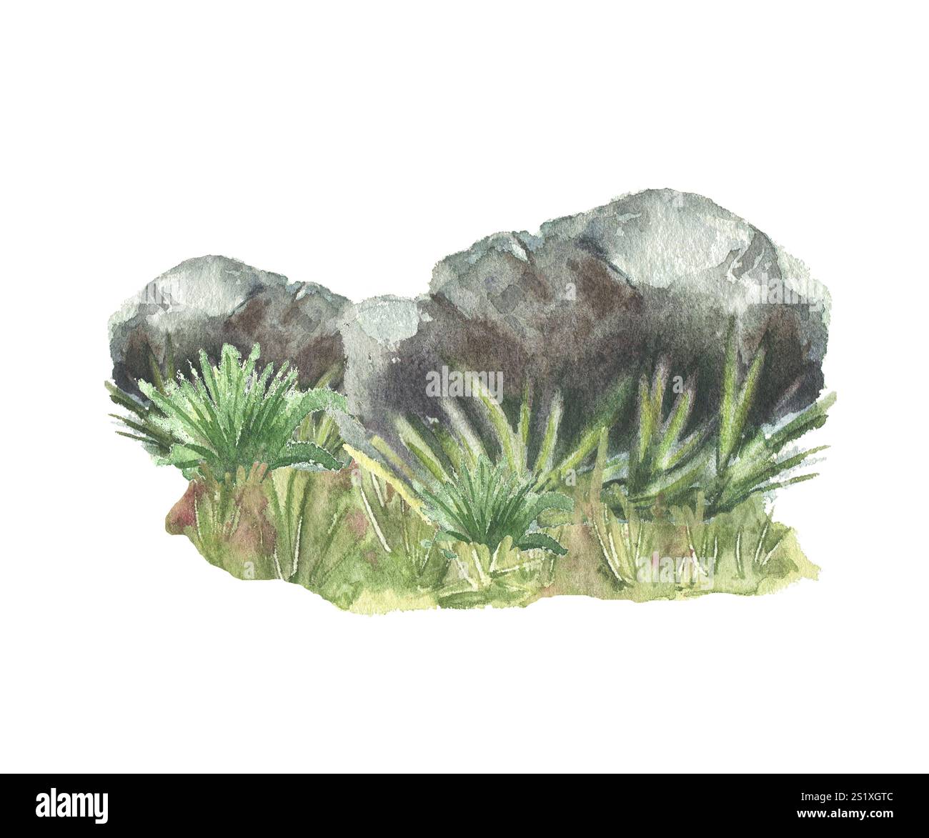 Rocky mountain boulder rocks Cut Out Stock Images & Pictures - Alamy