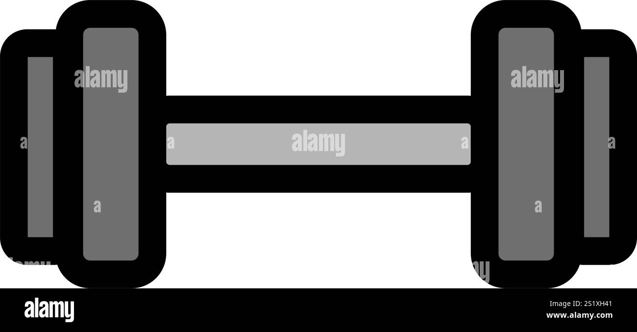 Fitness weight instrument to gain strength and muscles - Flat icon symbol Stock Vector Image ...