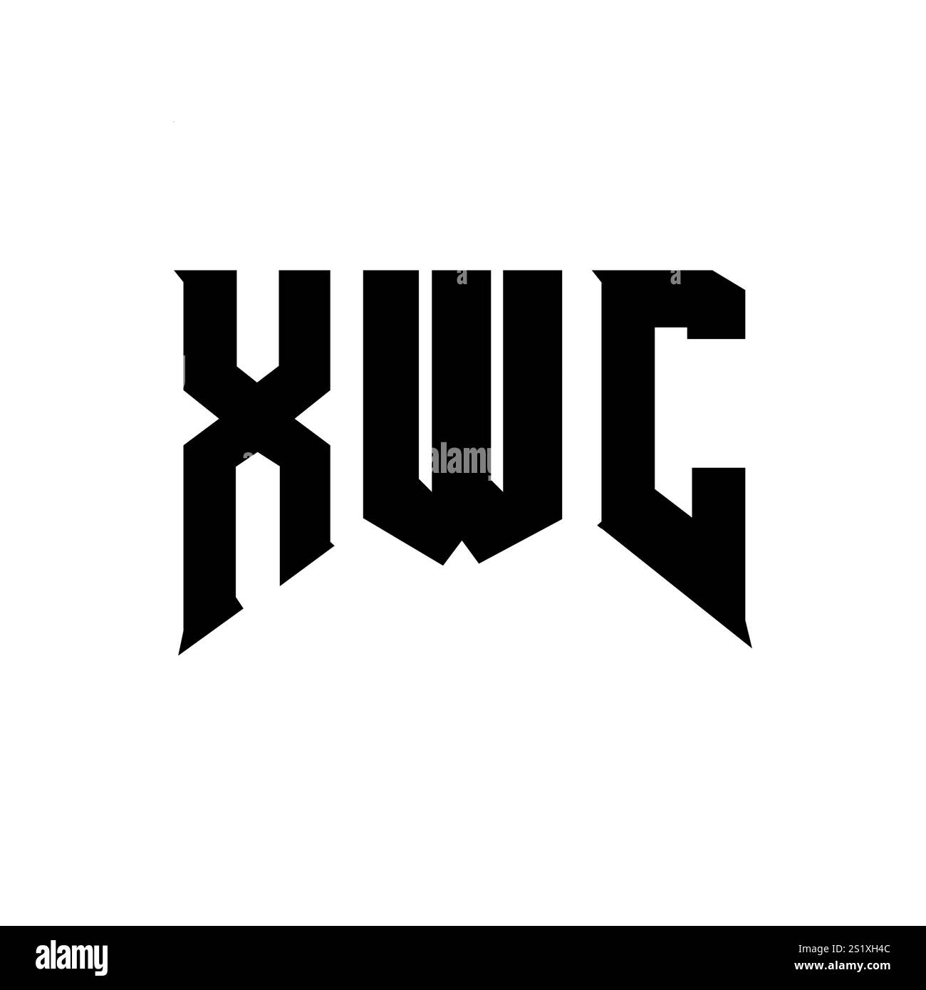 Xwc logo design hi-res stock photography and images - Alamy