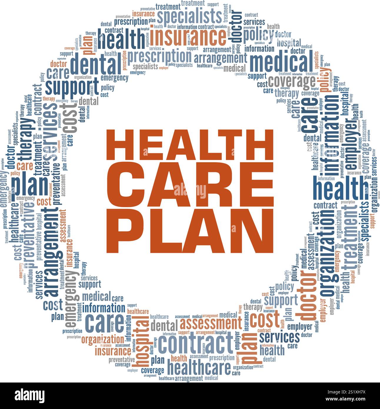 Health Care Plan word cloud conceptual design isolated on white ...