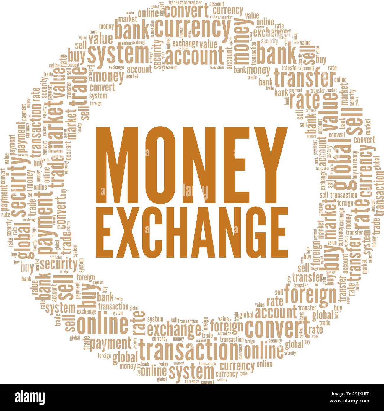 Money Exchange word cloud conceptual design isolated on white ...