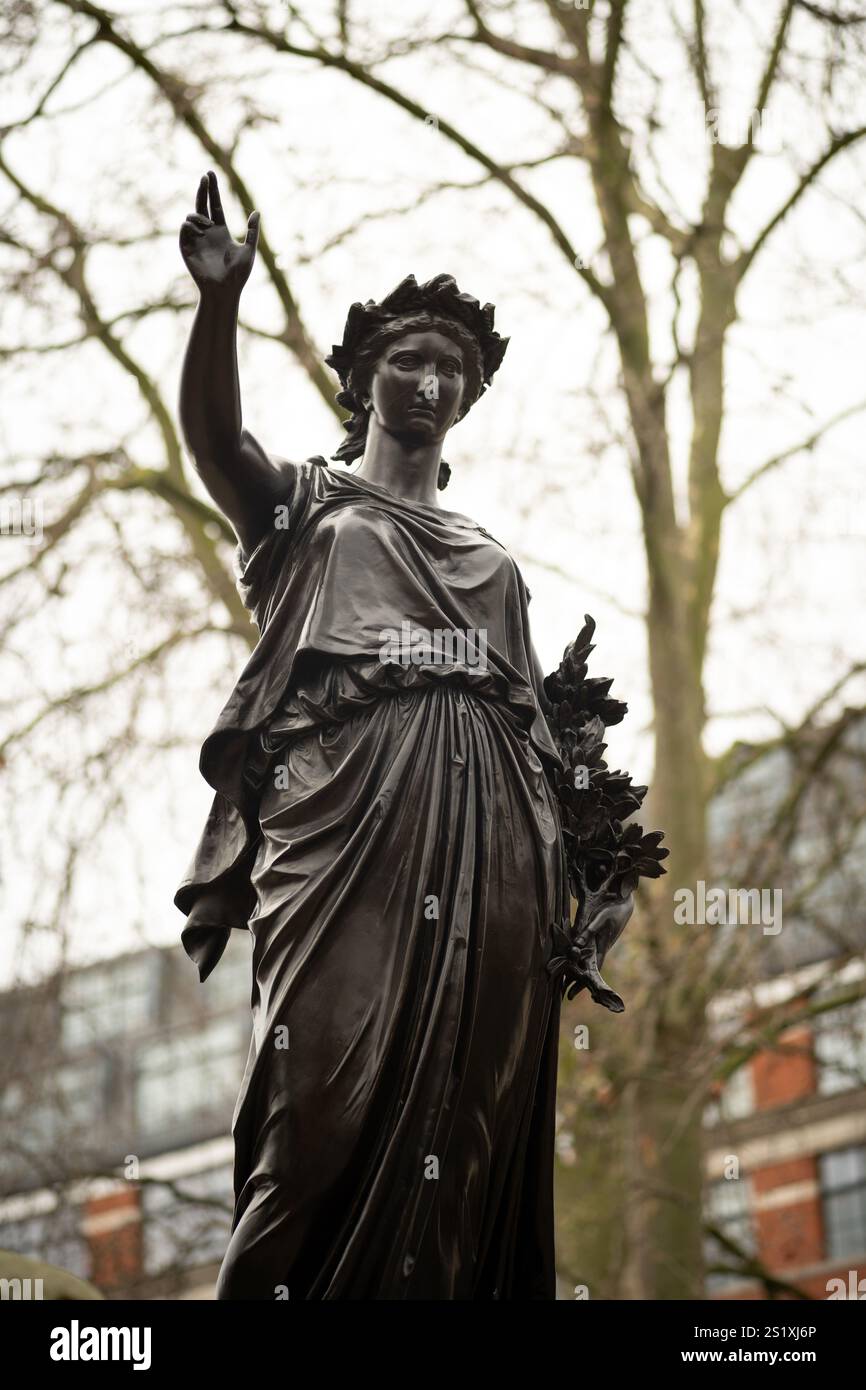 The Statue of Peace in Smithfield Gardens, a site of executions in the ...