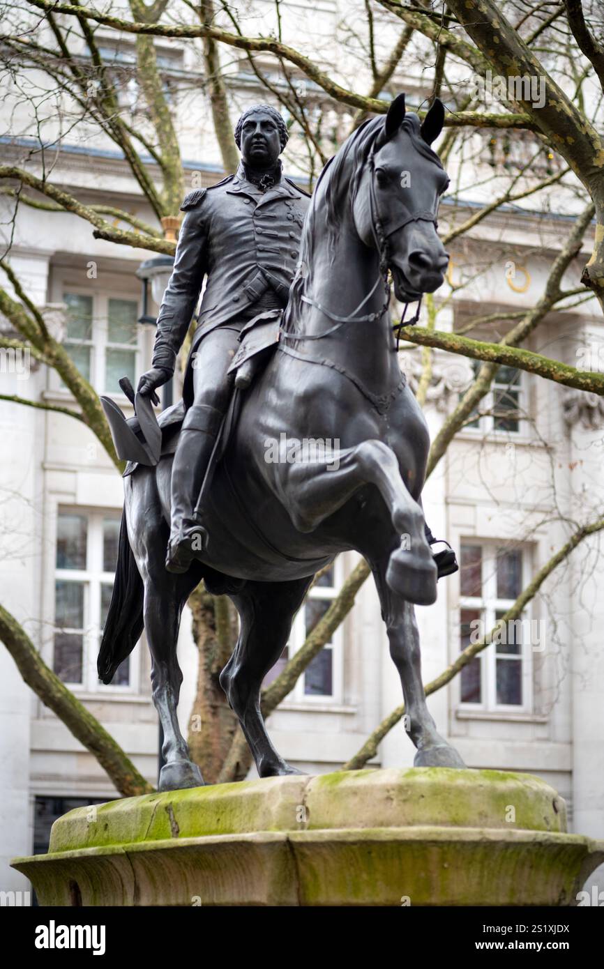 Equestrian Bronze statue of King George III by Matthew Cotes Wyatt in ...