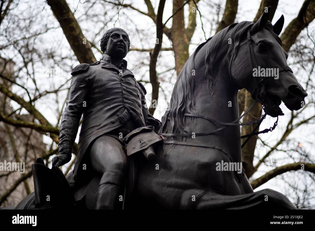 Equestrian Bronze statue of King George III by Matthew Cotes Wyatt in ...