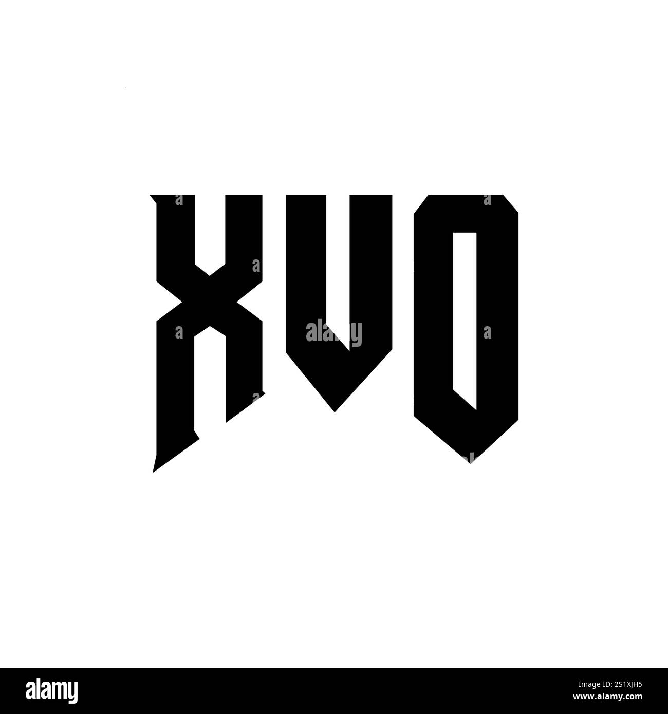 Xvo logo design Cut Out Stock Images & Pictures - Alamy