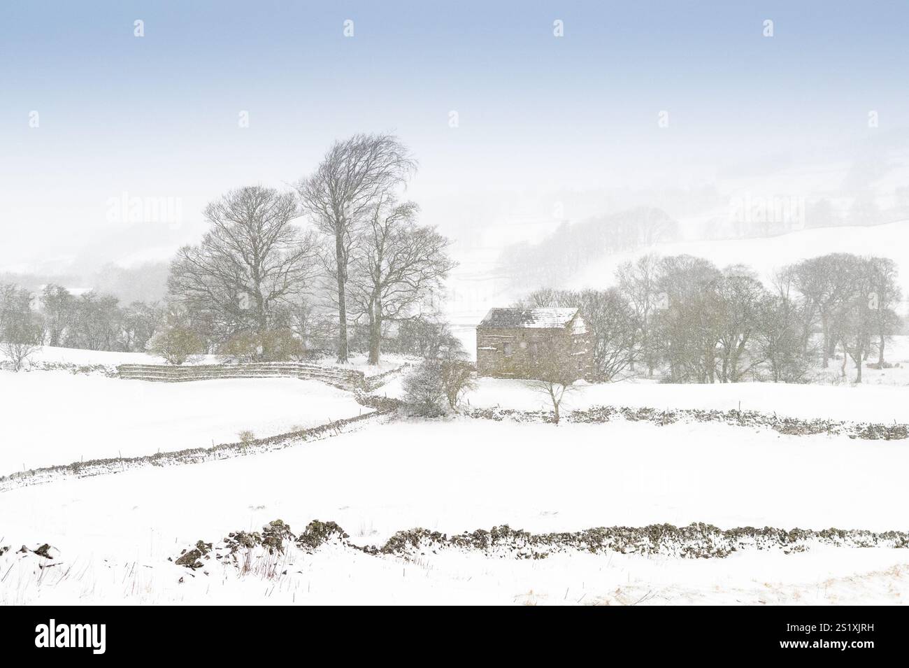 5th January 2025, Weather. Hawes, North Yorkshire. The landscape of the ...