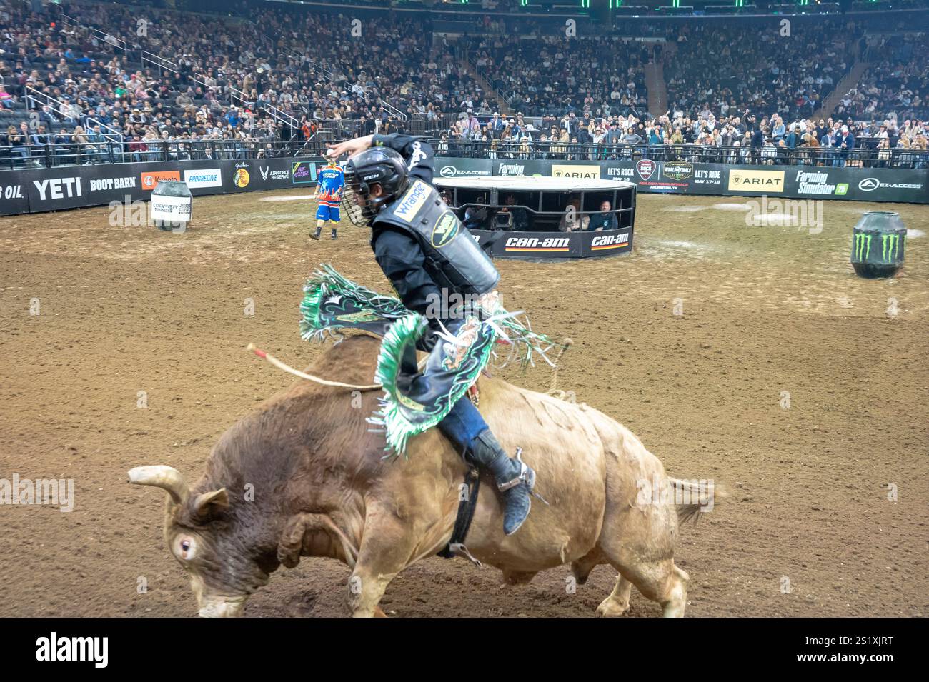 Dalton Kasel rides Mr. Koolie during the second round of the ...