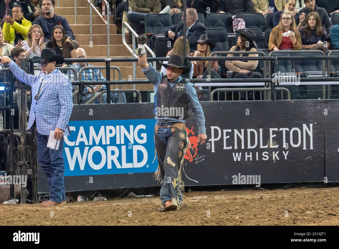 Alex Marcilio rides Pneu Dart's Gold Standard during the second round ...